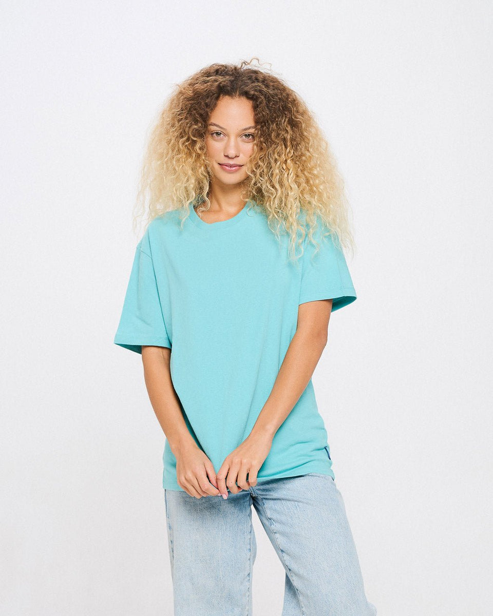 Everyday Short Sleeve Basic Tee in Sea Spray – Spirit Jersey®