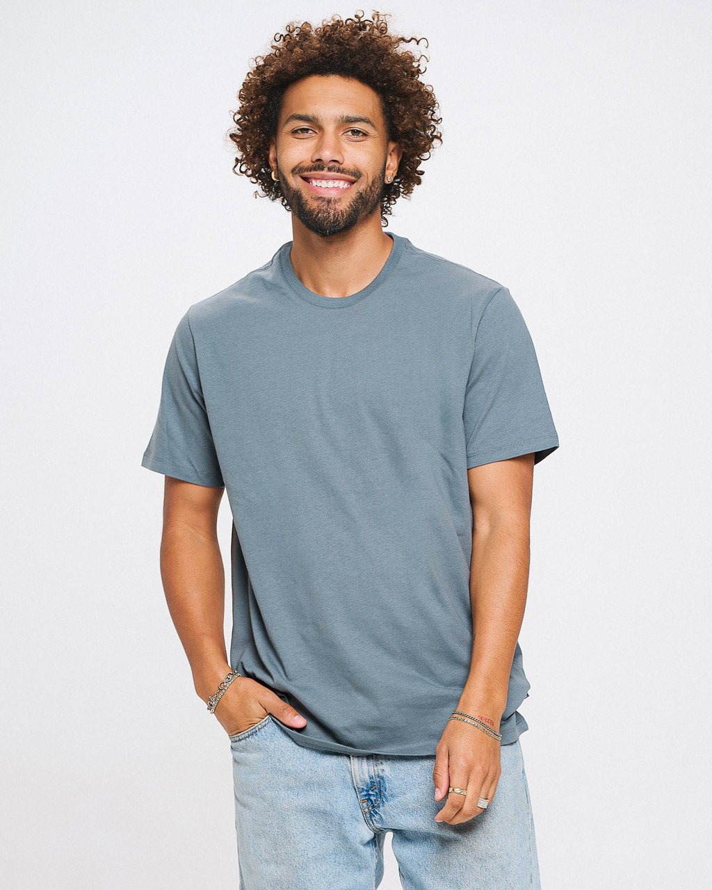 Basic Tee in Storm Grey | Everyday Short Sleeve by Spirit Jersey®